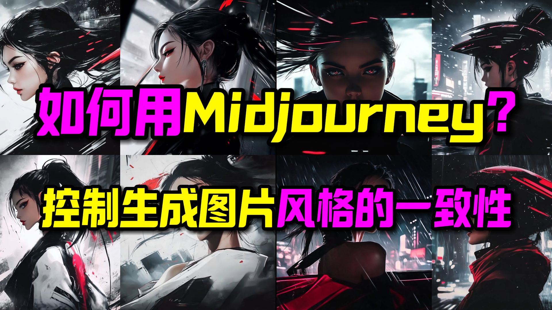 【Midjourney教程】MJ控制生成图片风格一致性 --sref指令,干货分享、...