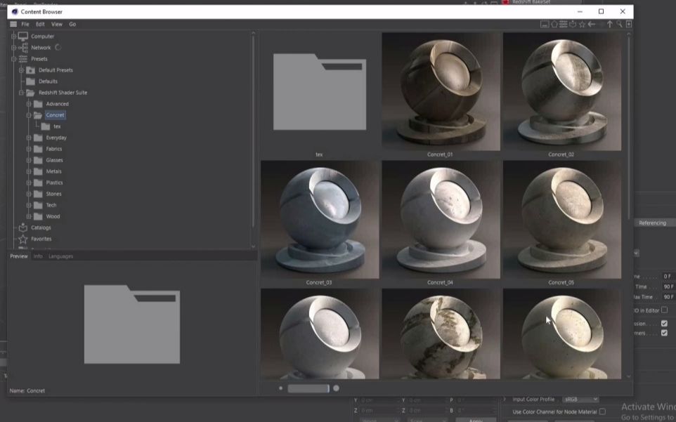 500多种专业的C4D Redshift材质安装教程