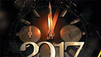时间倒流?万人同迎新年 倒计时结束时钟秒回2017