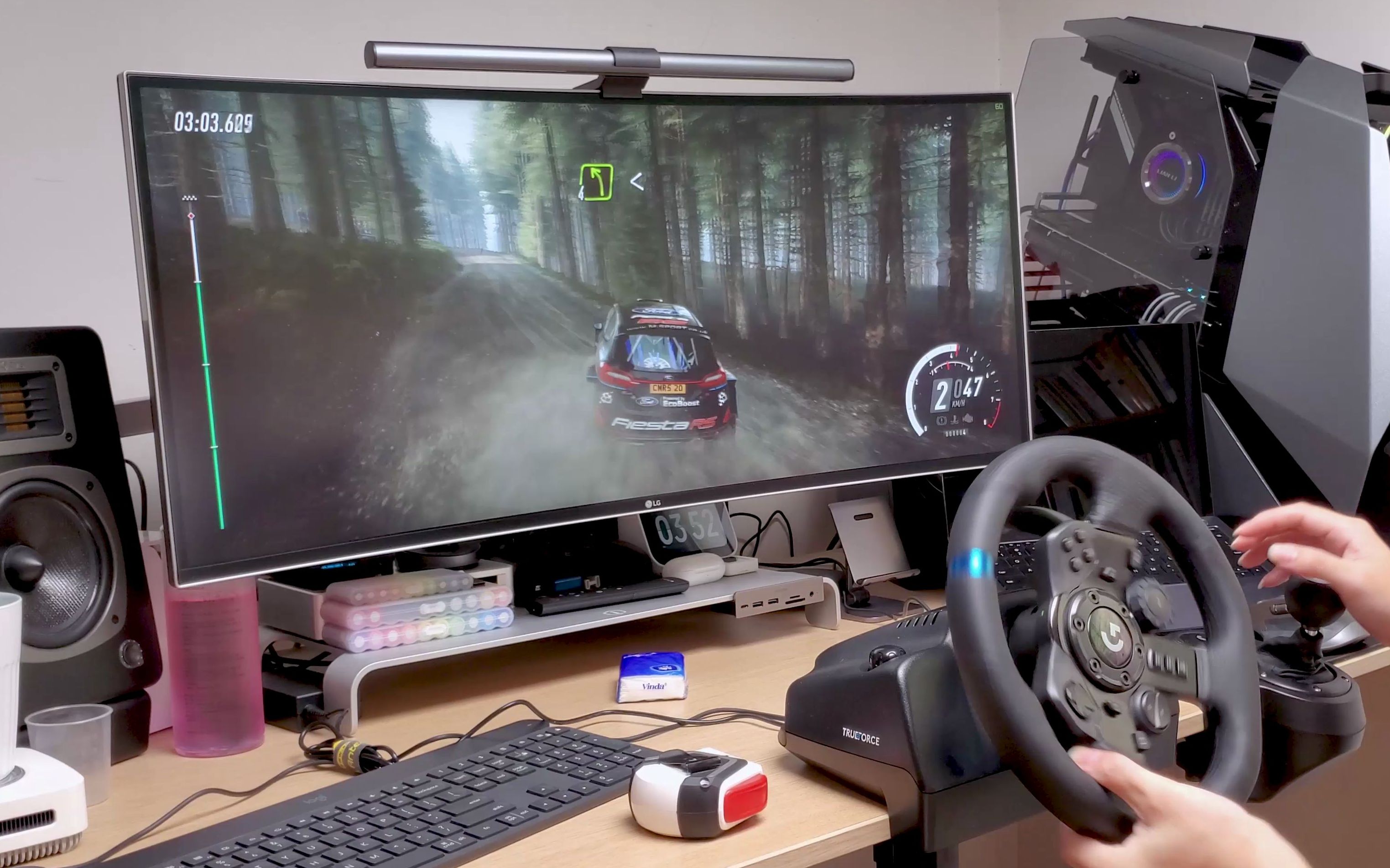 尘埃拉力赛2.0——威尔士段罗技G923方向盘第一视角