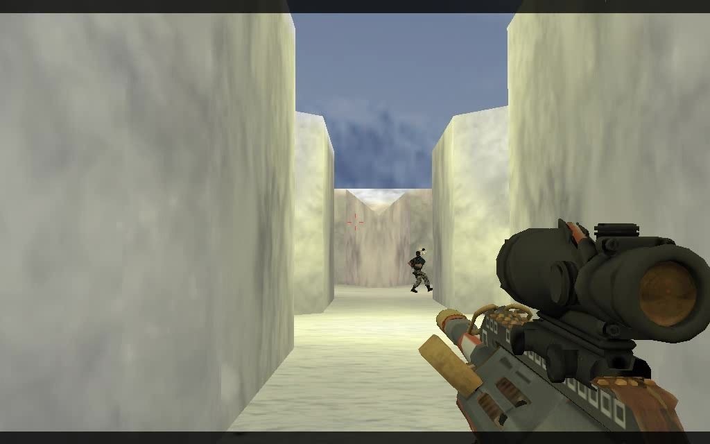 [CS1.6]锁头自瞄挂比大哥AUG瞎打都爆头