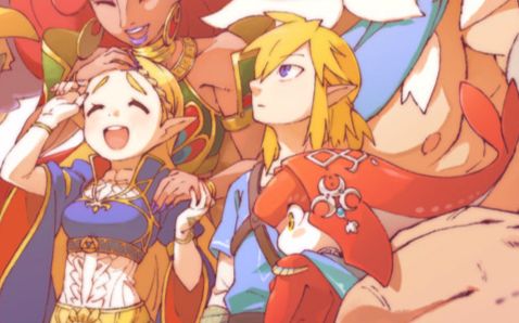 【塞尔达传说:旷野之息】米法 x 塞尔达公主 x 林克【GMV】