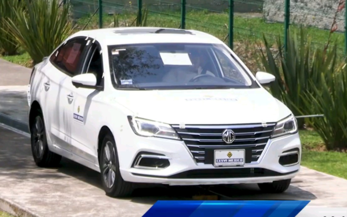 2023 上汽名爵 5 低速碰撞测试 cesvi mexico