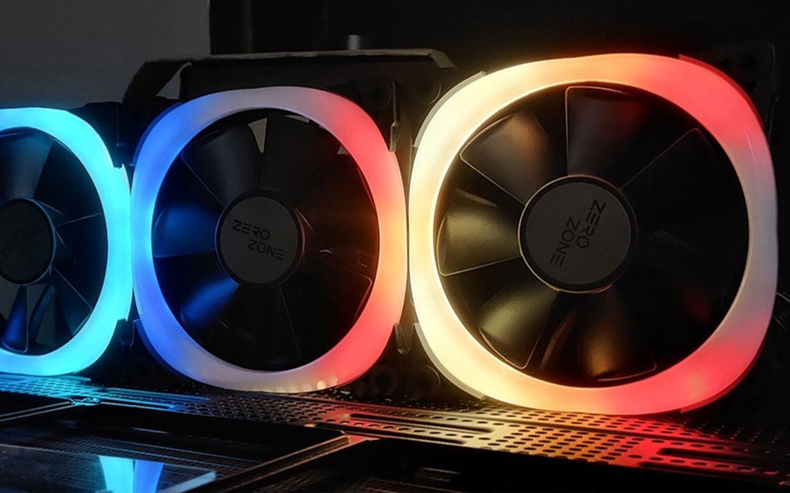 ZEROZONE泽洛JETFAN 12CM + DRGB + OpenRGB custom shape