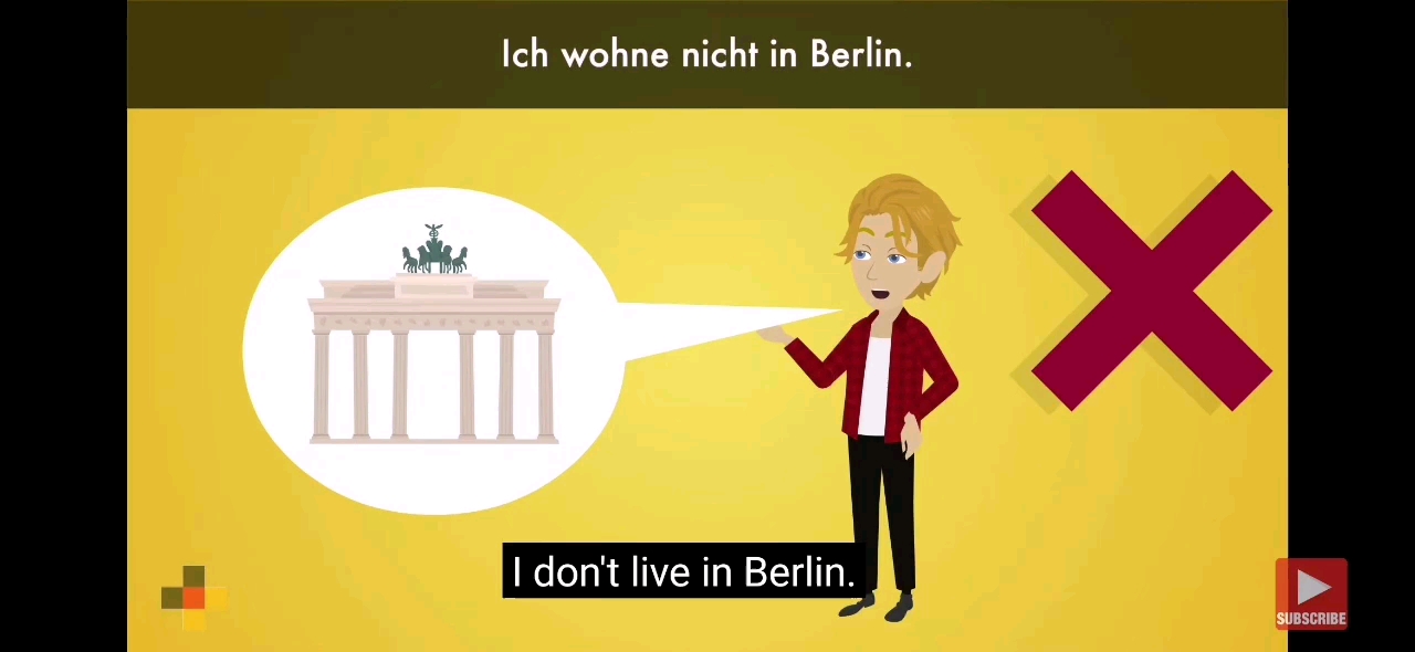一起学德语: Useful German 实用德语05-德语的否定形式