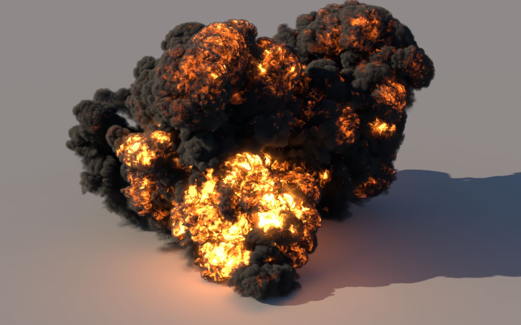 Phoenix FD for 3ds Max 火凤凰插件 汽油爆炸教程 粒子特效 字幕自行...