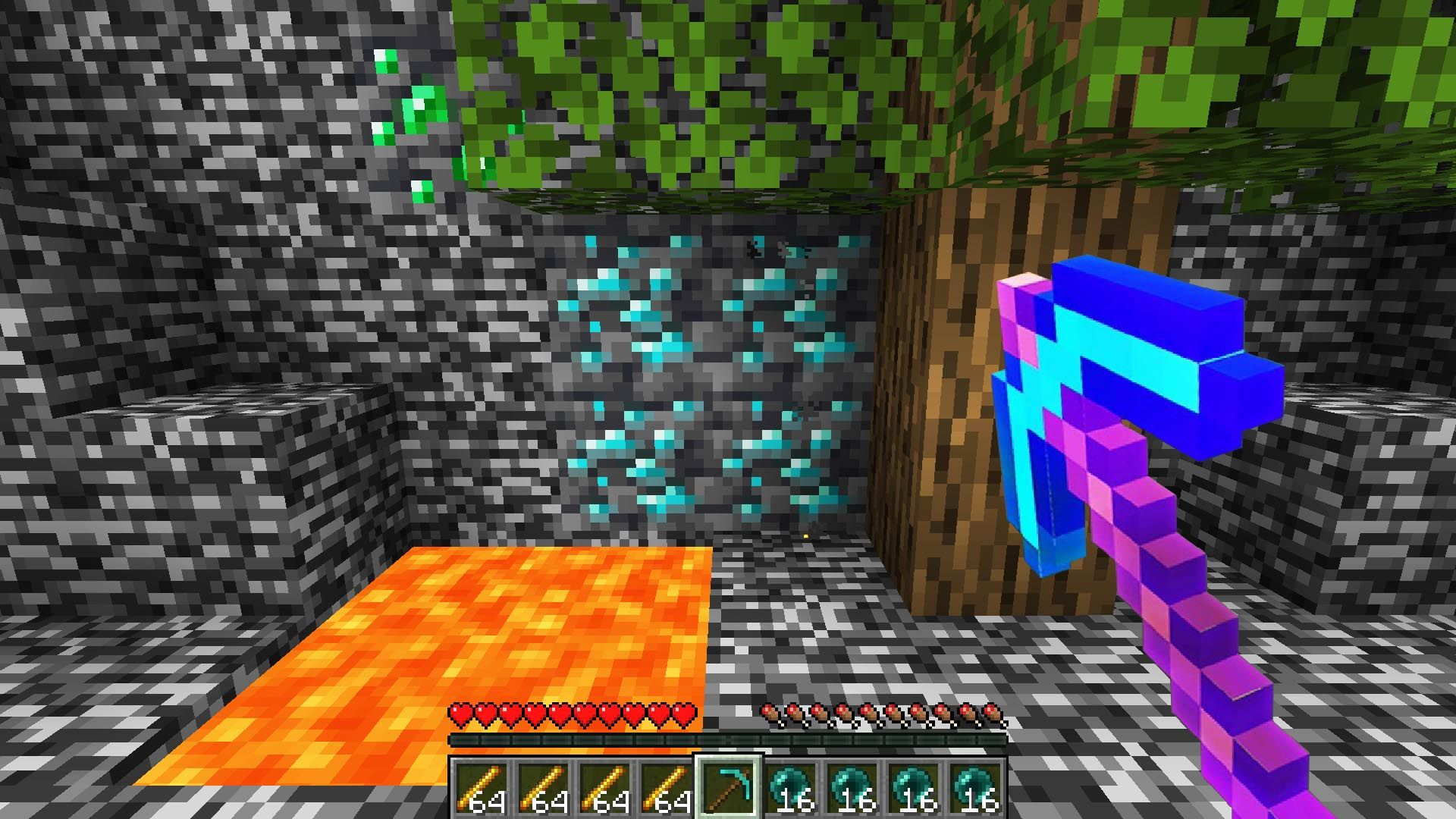 我的世界:当整个世界都变成了基岩!_我的世界