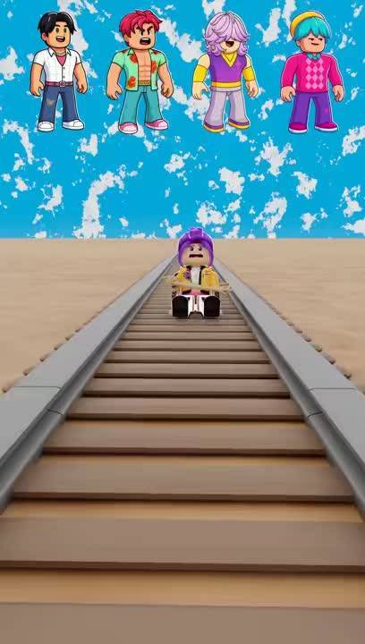 火车上的卡通人物