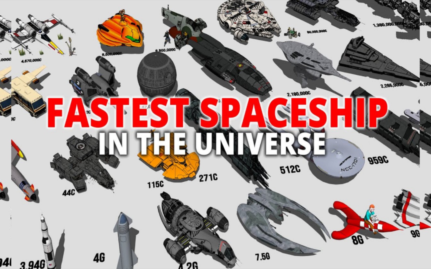 最速宇宙飞船-3D对比[AmazingViz]