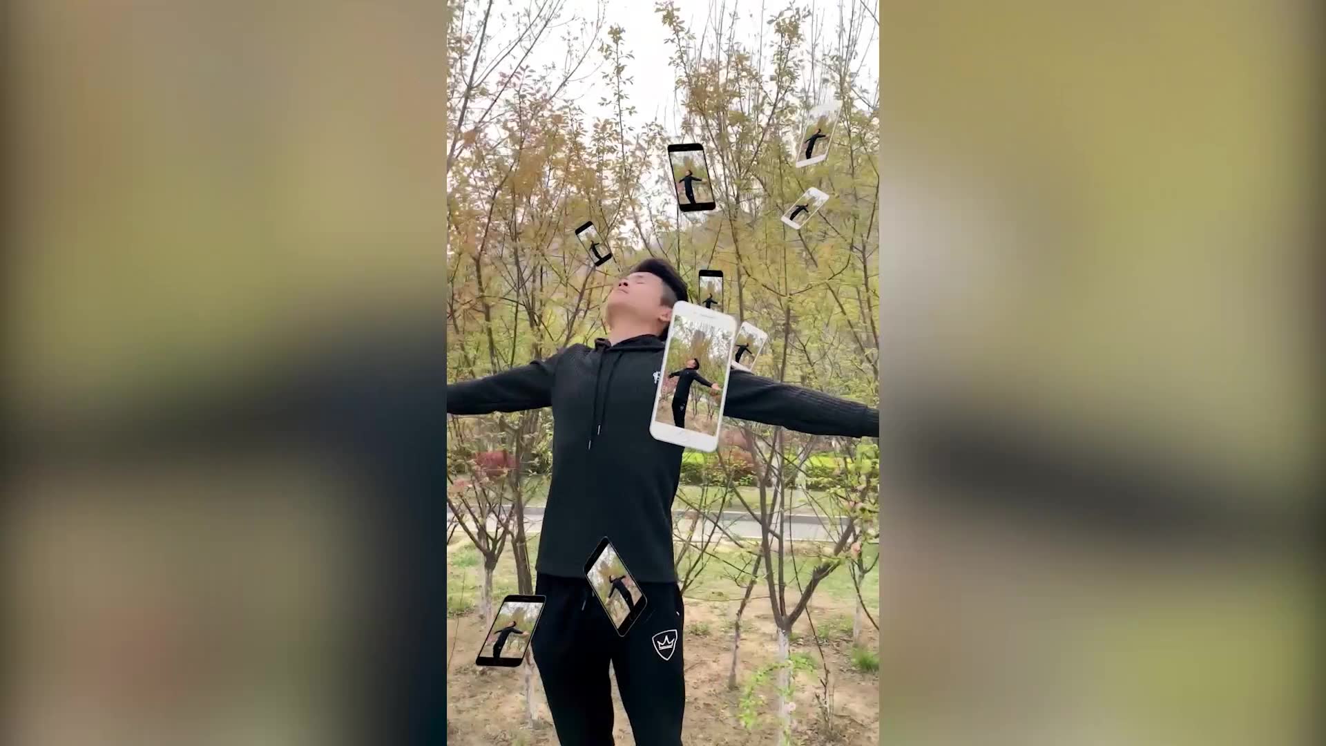 AE特效利用跟踪摄像机制作时间静止加转场特效欣赏