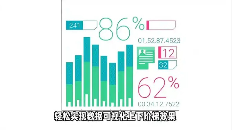 PPT打造阶梯图表:轻松实现数据可视化上下阶梯效果