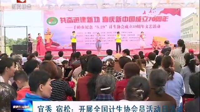 安庆宜秀 宿松:开展全国计生协会员活动日活动