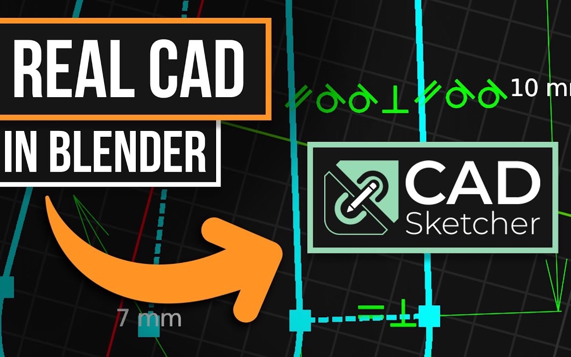 让你在Blender中玩CAD的插件介绍