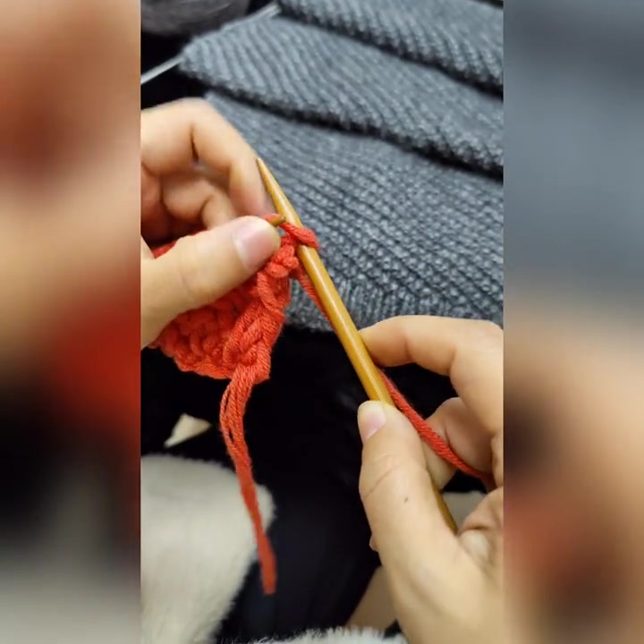 斜纹针的织法织围巾的教程男女生都能围的羊绒围巾的织法