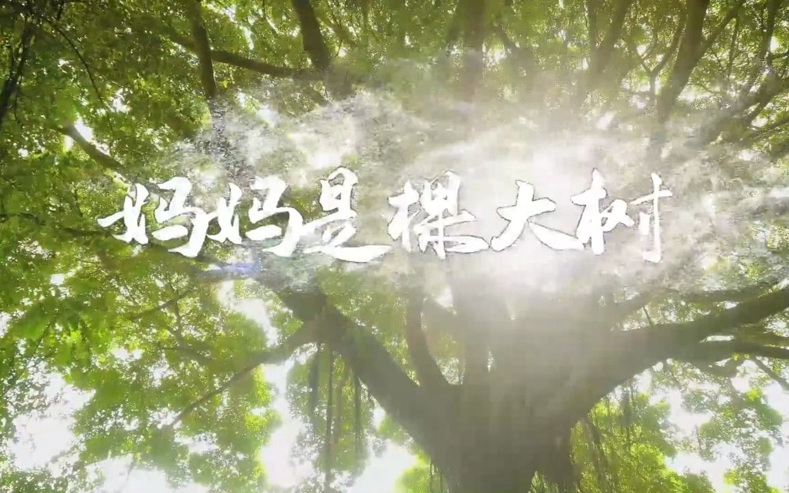 妈妈是棵大树-经典朗诵配乐led背景视频2分19秒