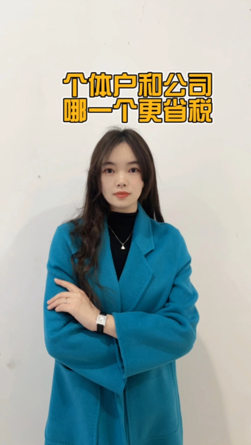 个体户和公司哪个更省税