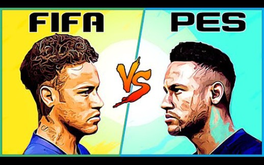【实况里的EA】PES vs FIFA 内马尔在历届游戏里的建模对比!你最...