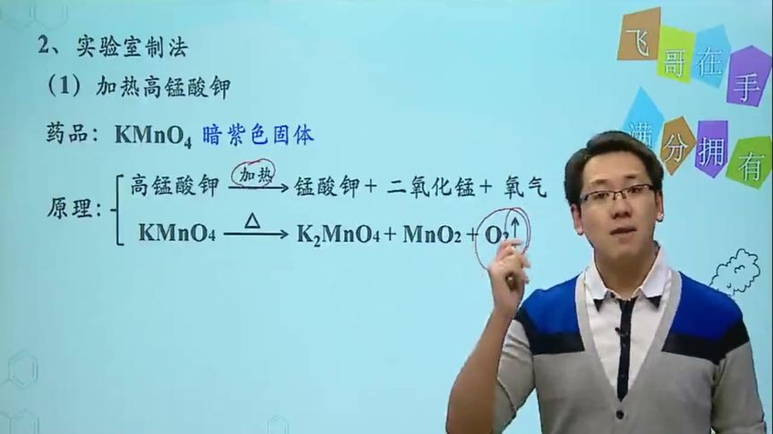 初中化学:氧气的制取实验视频讲解,中考考点,必须掌握!