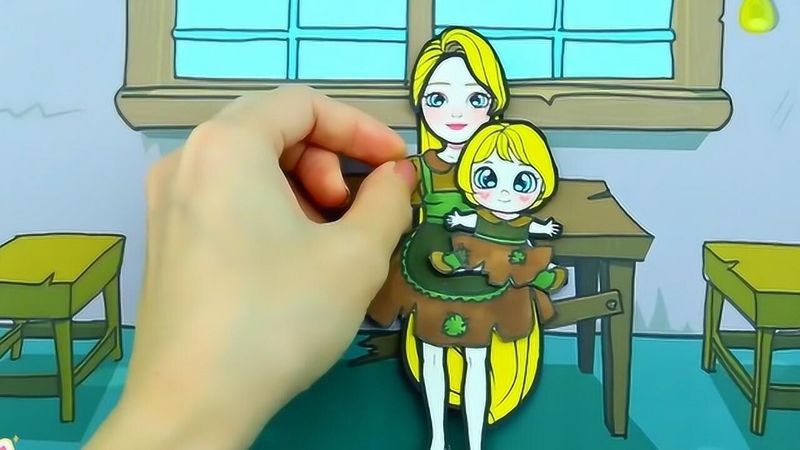 灰姑娘帮助迷路的小公主,国王帮助她设计新房子,公主装扮动画片