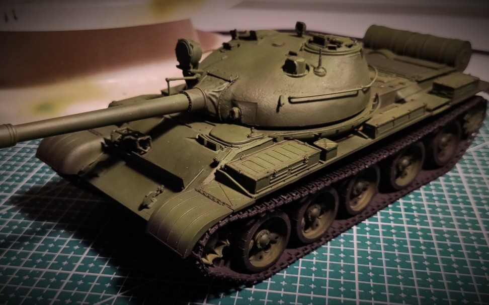 小号手模型 1/35 t62 简单基础涂装制作分享