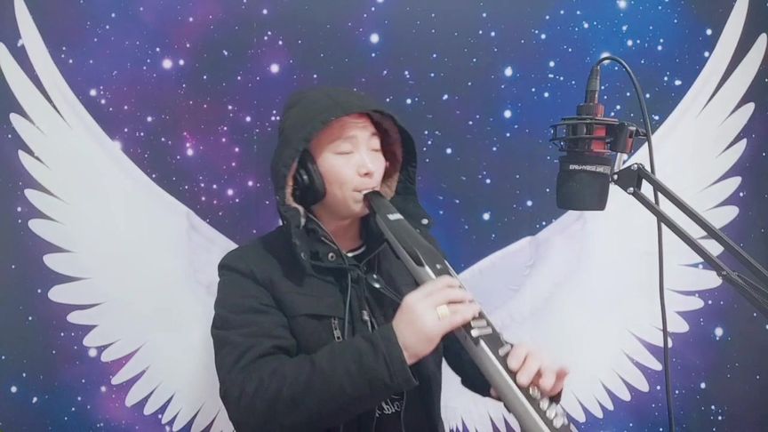 模仿一百种乐器的电吹管演奏《美丽的草原我的家》感觉真的棒极了