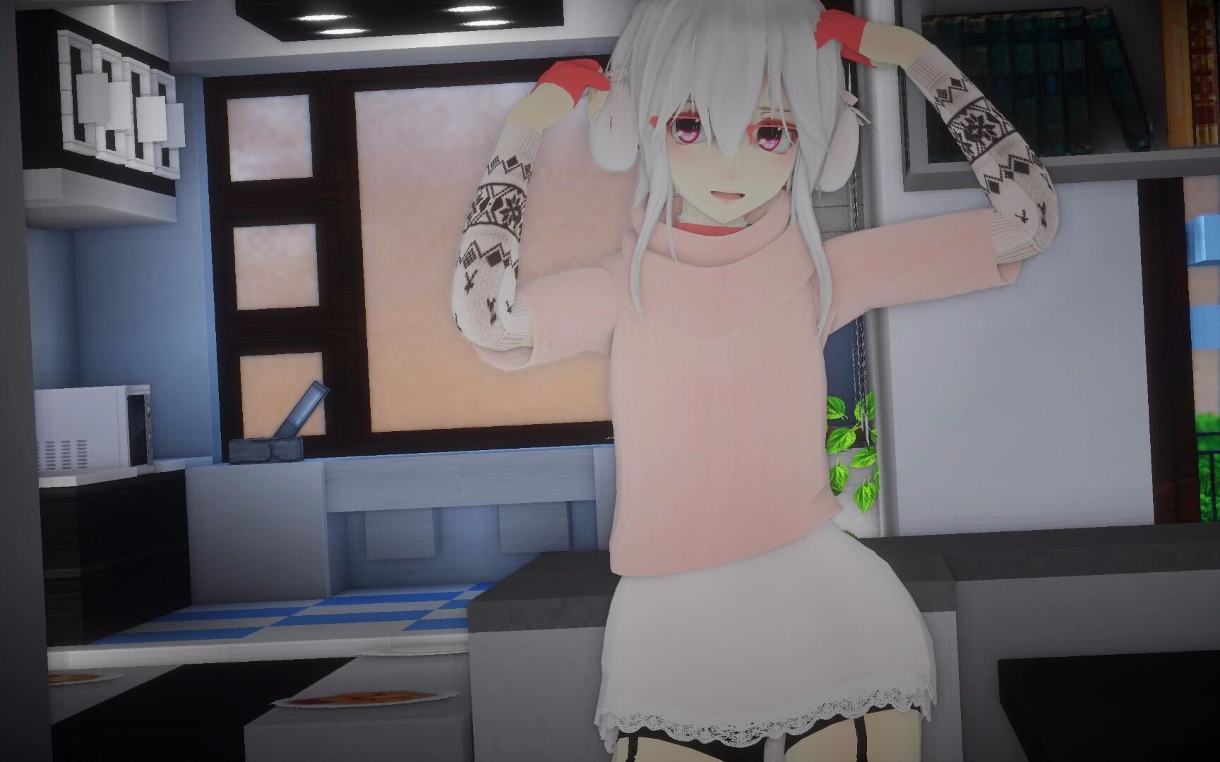 【Minecraft自定义史蒂夫】就算已成人妻也还是这么可爱的等我回家 ...