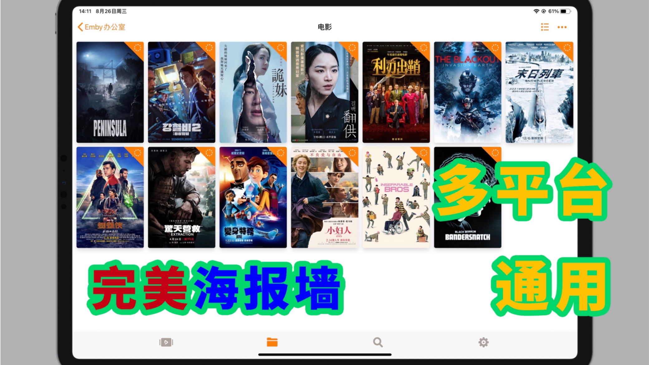 Pad infuse完美海报墙,多平台通用,观影新体验,局域网无敌!