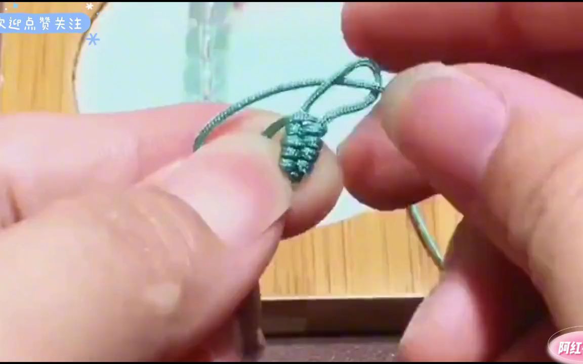 分享实用的活口手链手串收尾打结方法 手工DIY