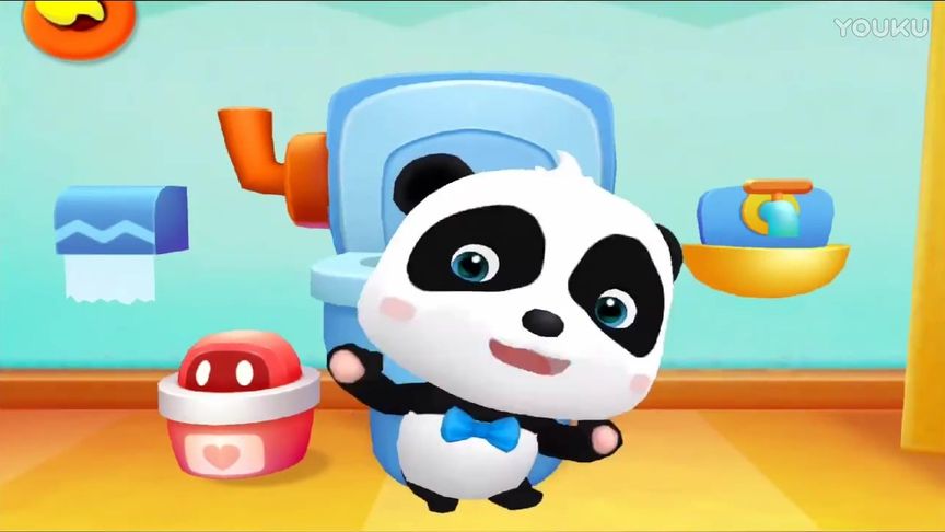 亲子益智早教 学会自己上厕所拉屎 儿童视频!宝宝巴士