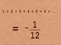 1+2+3+4+5+.=-1÷12?!