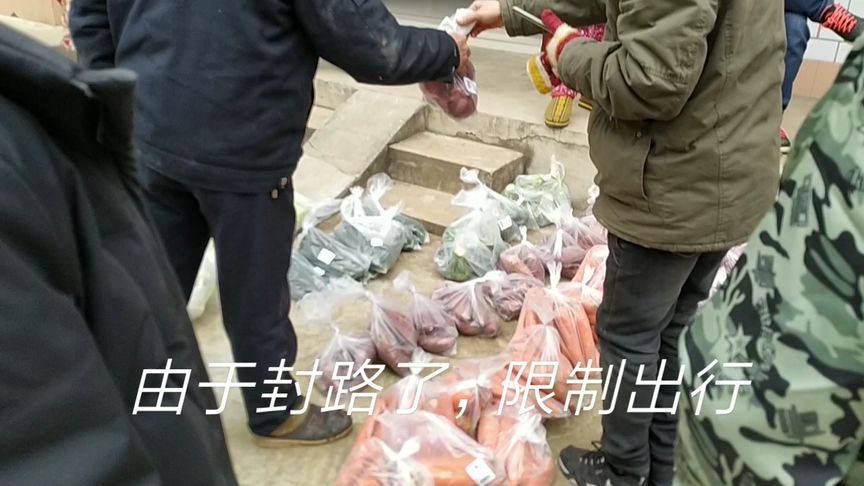 村里封路了,村委会组织统一购买生活必需品,种类还是挺多的