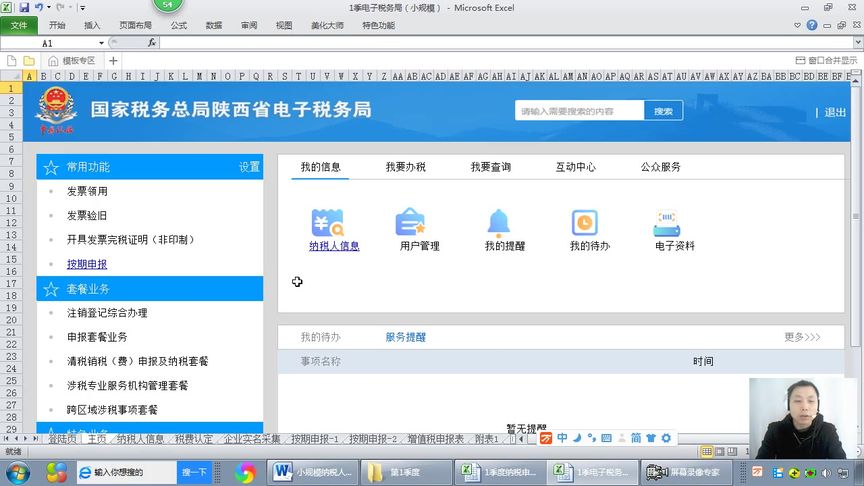 小规模纳税人第1季度--增值税纳税申报