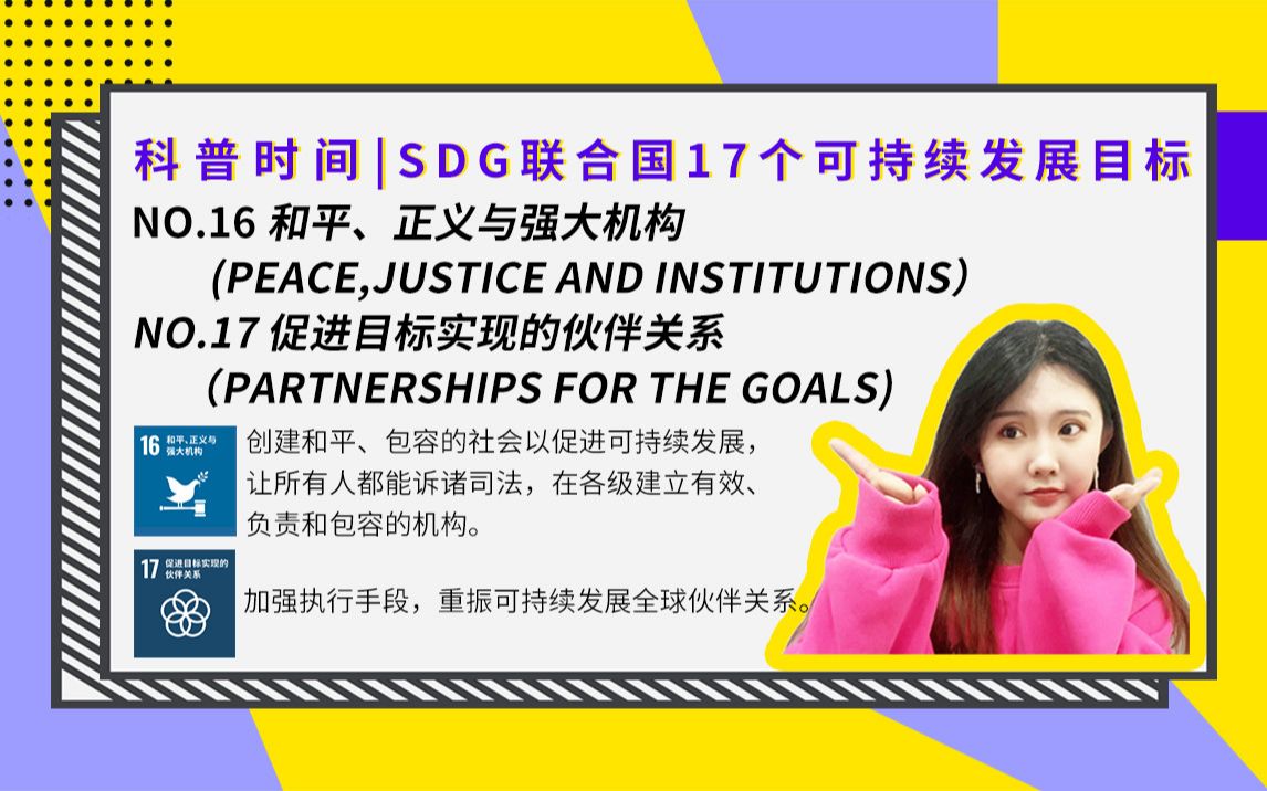 SDG | 联合国17个可持续发展目标:NO.16&NO.17