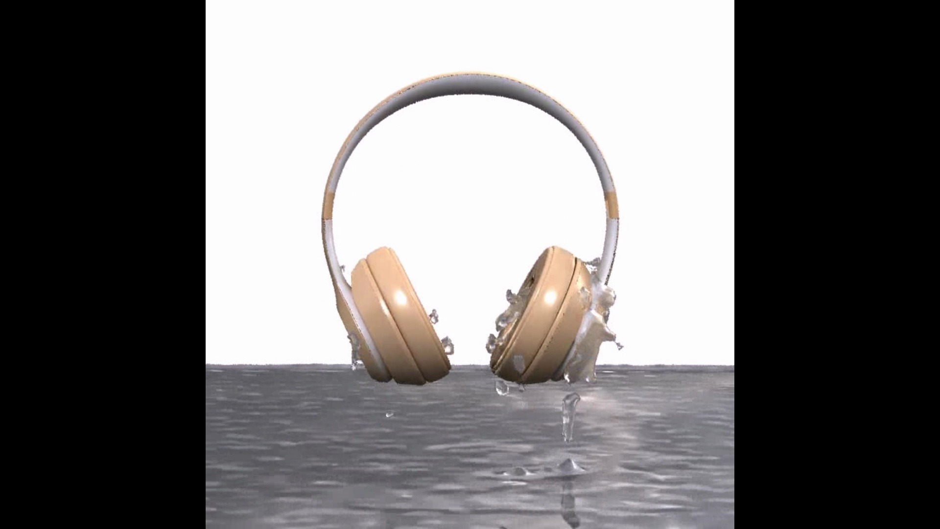 3DMAX流体模拟器教程,耳机浮出水面3D动画教程,水流动画