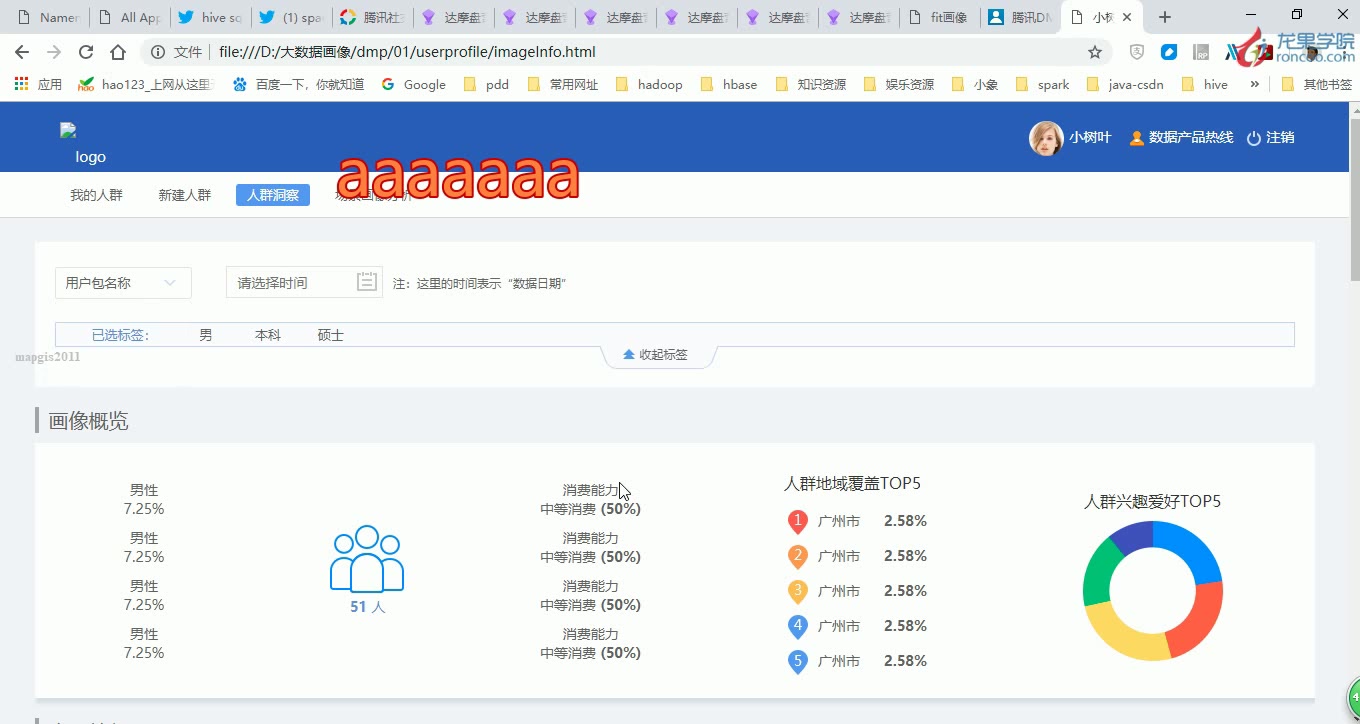 2019-大数据-用户画像-系统-实战-视频教程