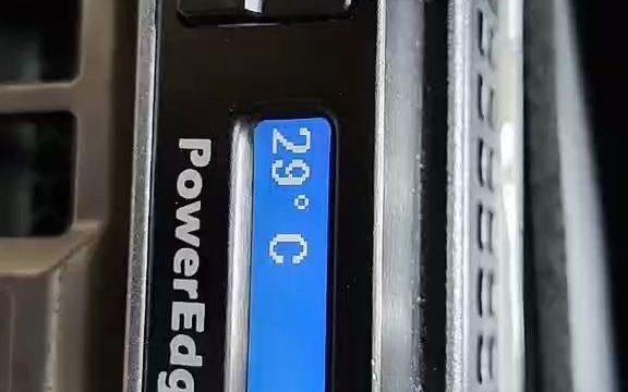 R710 服务器改风扇转速至5%静音速度后散热测试