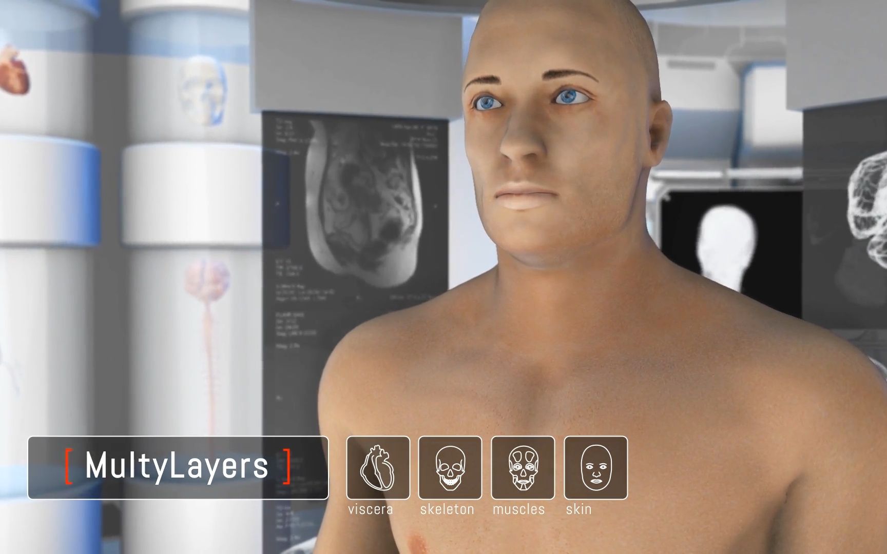 E3D模型包第70套:三维医学生物人体解剖模型包