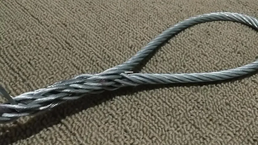 手工编绳：钢丝绳的一种圆形打结方法