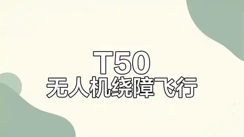 大疆T50无人机绕障测试,自动作业更智能