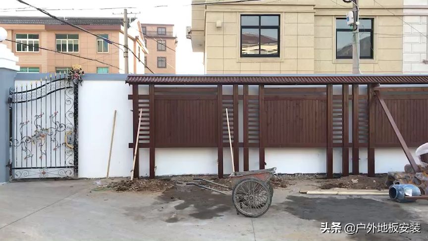 户外防腐木宣传栏