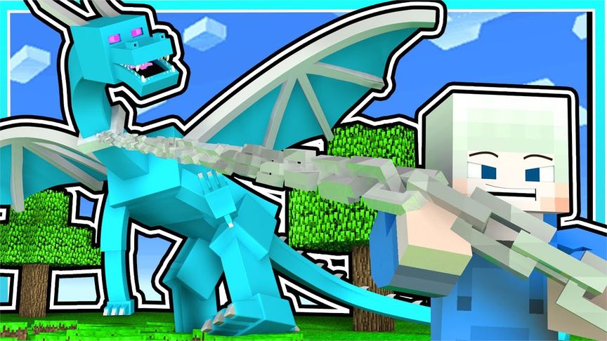 我的世界小白解说离开地球表面13 差点又将龙宝宝给养死了