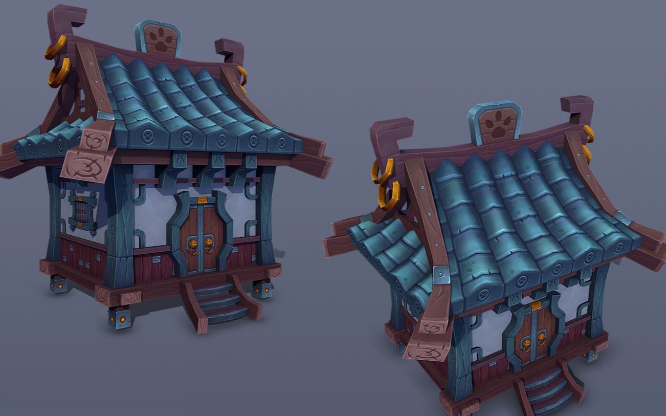 Maya场景作业做的快,只因为学了这几招!一小时教你轻松做国风房子,...