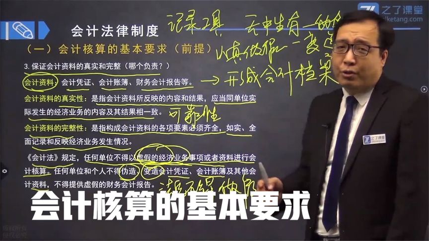 2021初级会计经济法:第二章第二节 会计核算与监督(1)