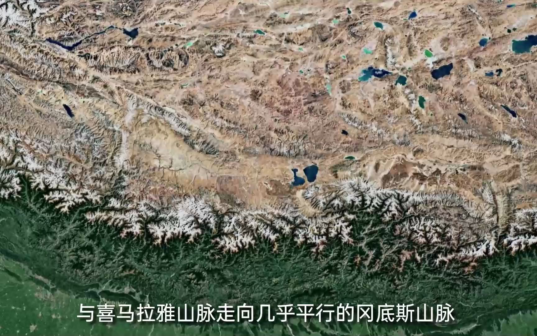 卫星地图看神山冈仁波齐,为何会被多个宗教认定为“世界中心”?