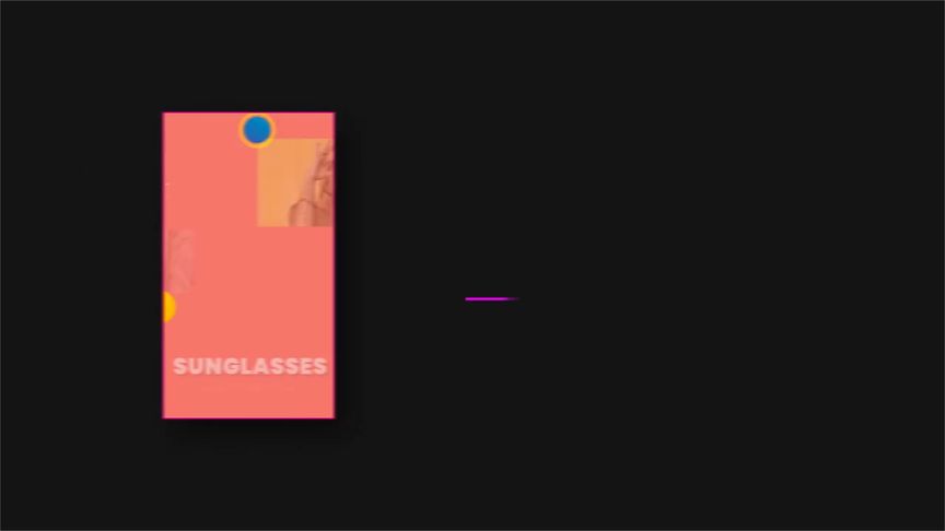 多彩创意标题文本ae模板