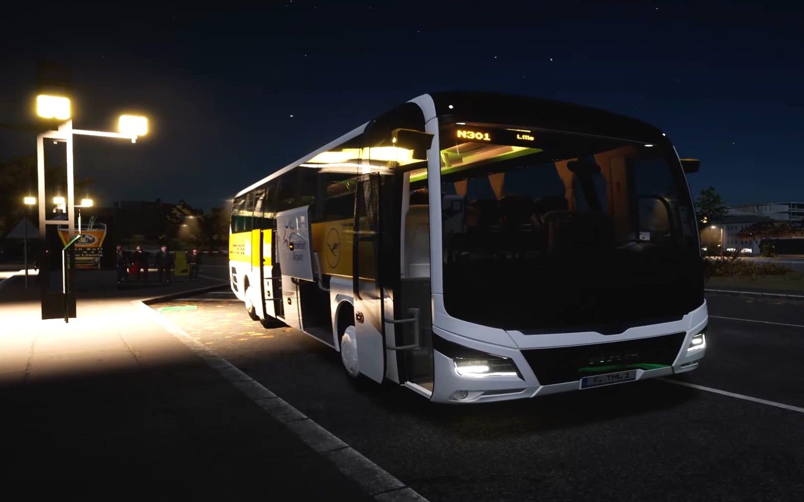 长途客车模拟 #59 新外设到,又能愉快的开客车了。-Fernbus Simulator-...