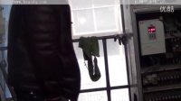 印染车间内安装变频器,实地拍摄,整个主要过程
