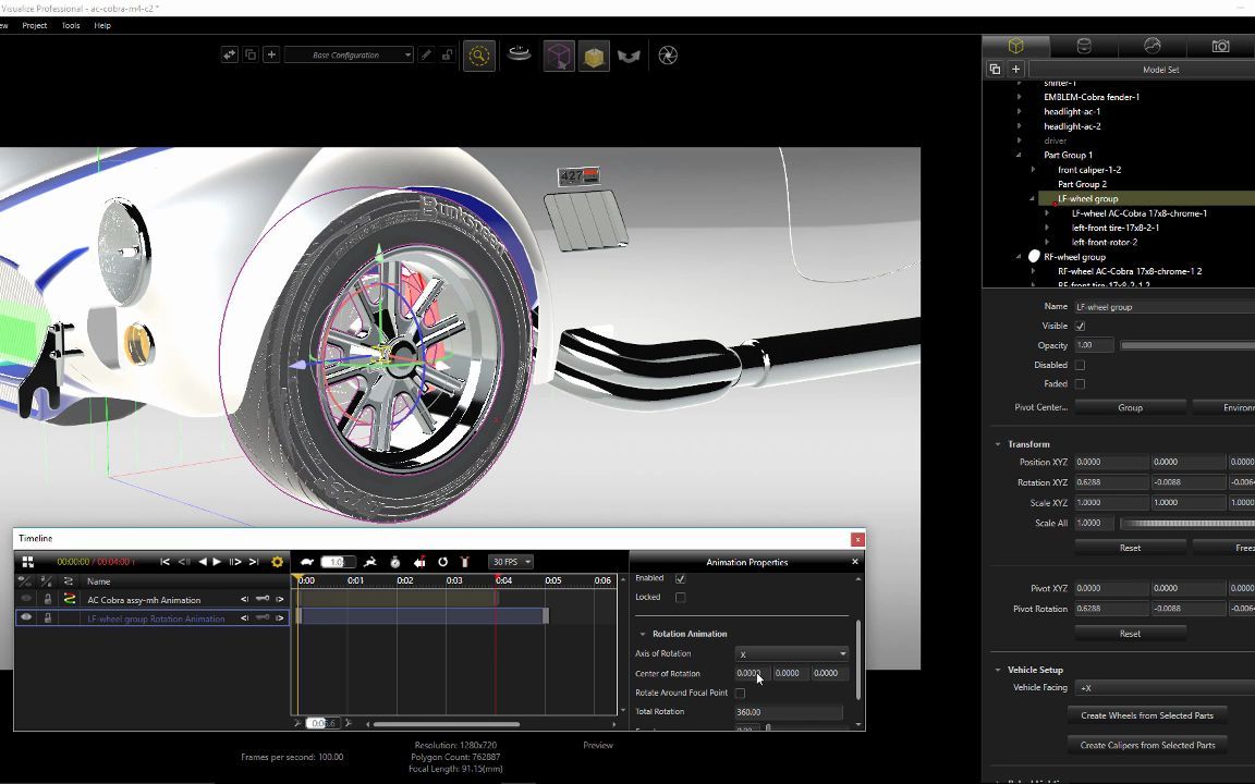 18 - SolidWorks Visualize车辆旋转动画