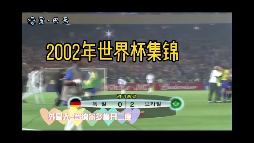 2002年世界杯决赛夺冠全场集锦