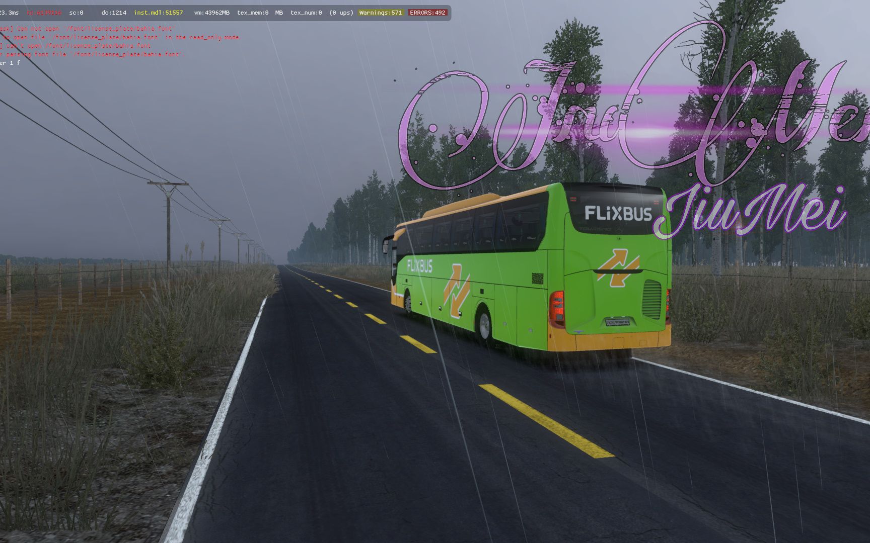 欧卡2mod:奔驰 Tourismo-16Rhd-2018(1.41)